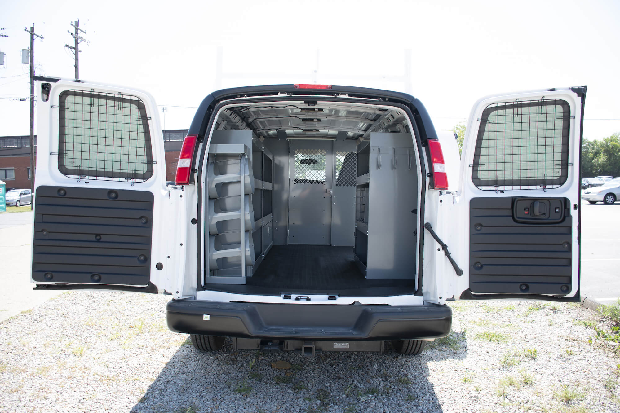 Work Van Partitions & Bulkheads | Mike Albert Upfitting