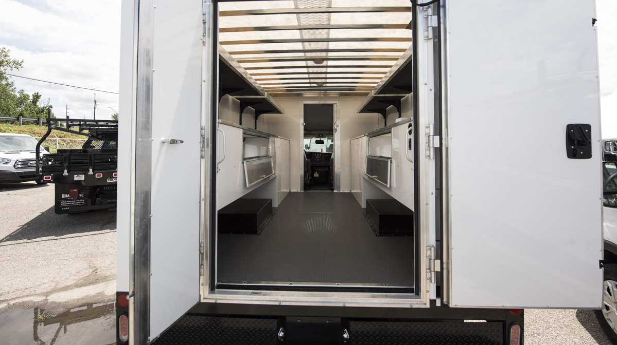 Small & Compact Cargo Work Van Upfit Equipment | Mike Albert