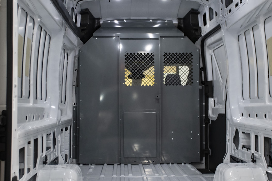 HVAC Work Van Bulkhead & Partitions