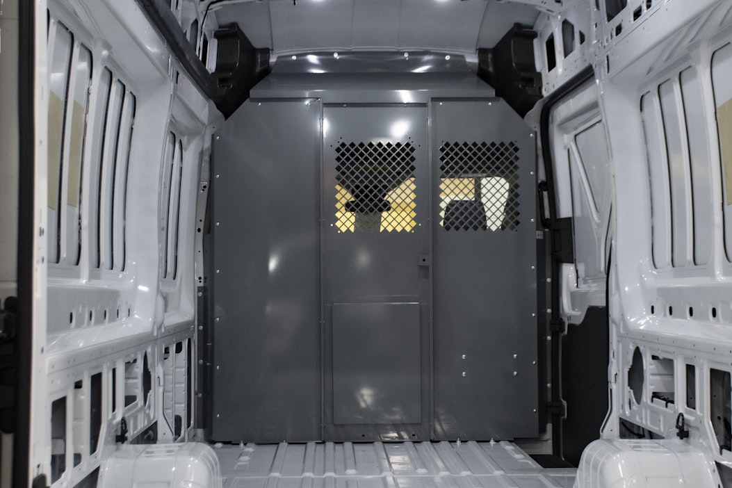 HVAC Work Van Bulkhead & Partitions