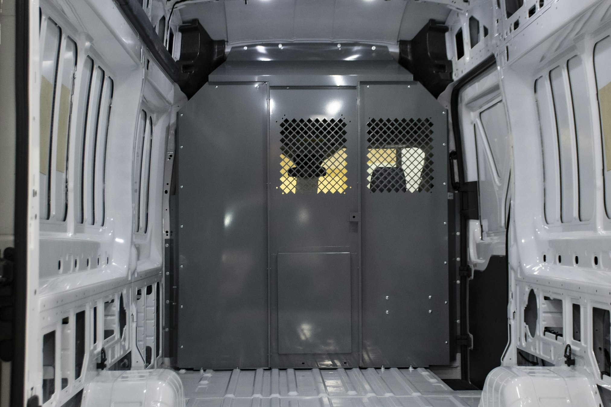 HVAC Work Van Bulkhead & Partitions