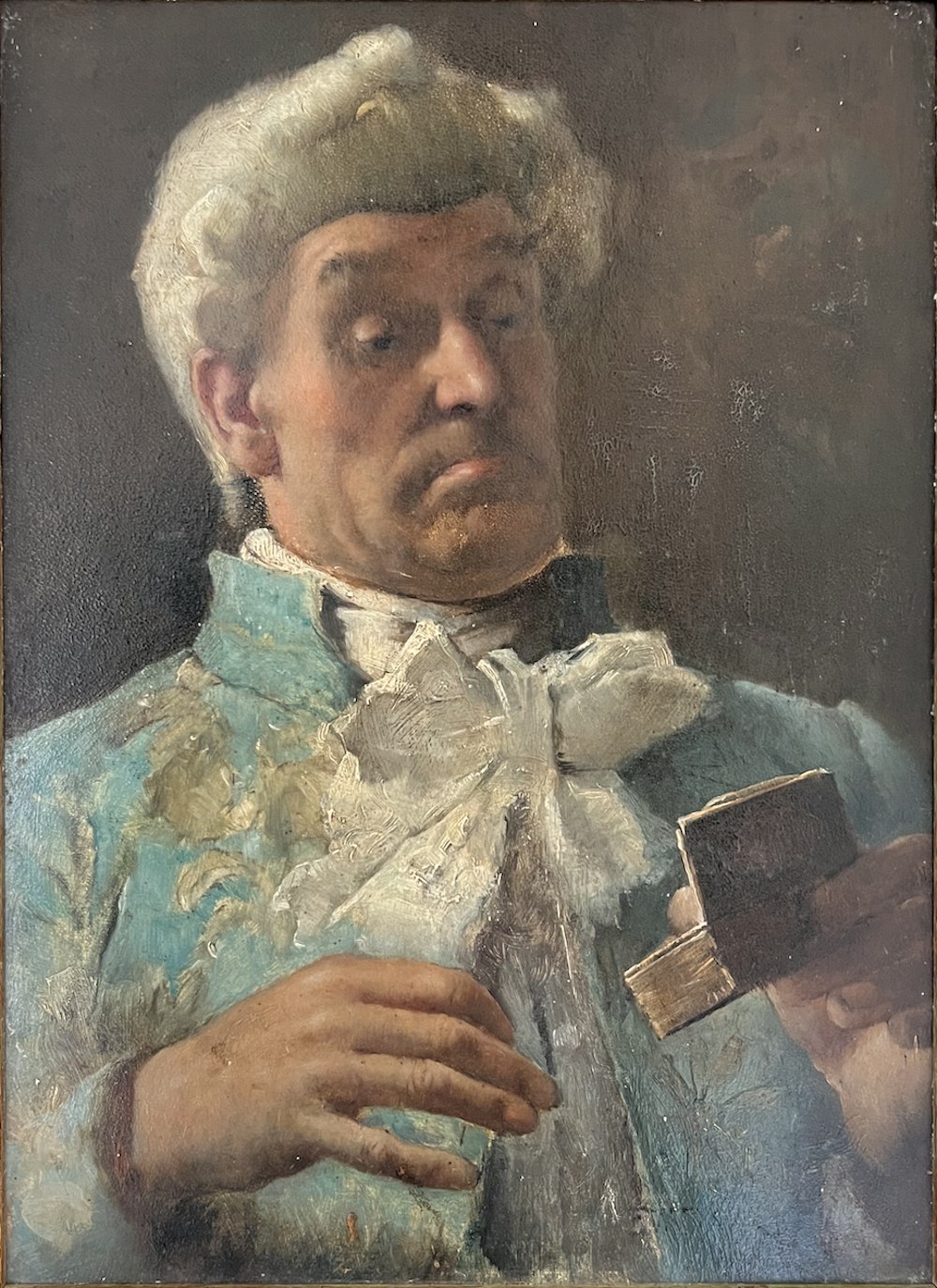 Frederick William Davis - A pinch of snuff - Oil on board - Skymeadow ...