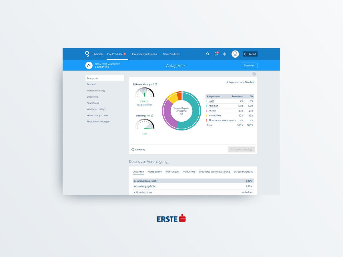 Erste Bank - Invest Manager · Lobsang Jordhen Design