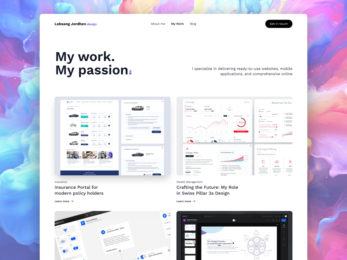 Time to Elevate: Portfolio V2024 · Lobsang Jordhen Design