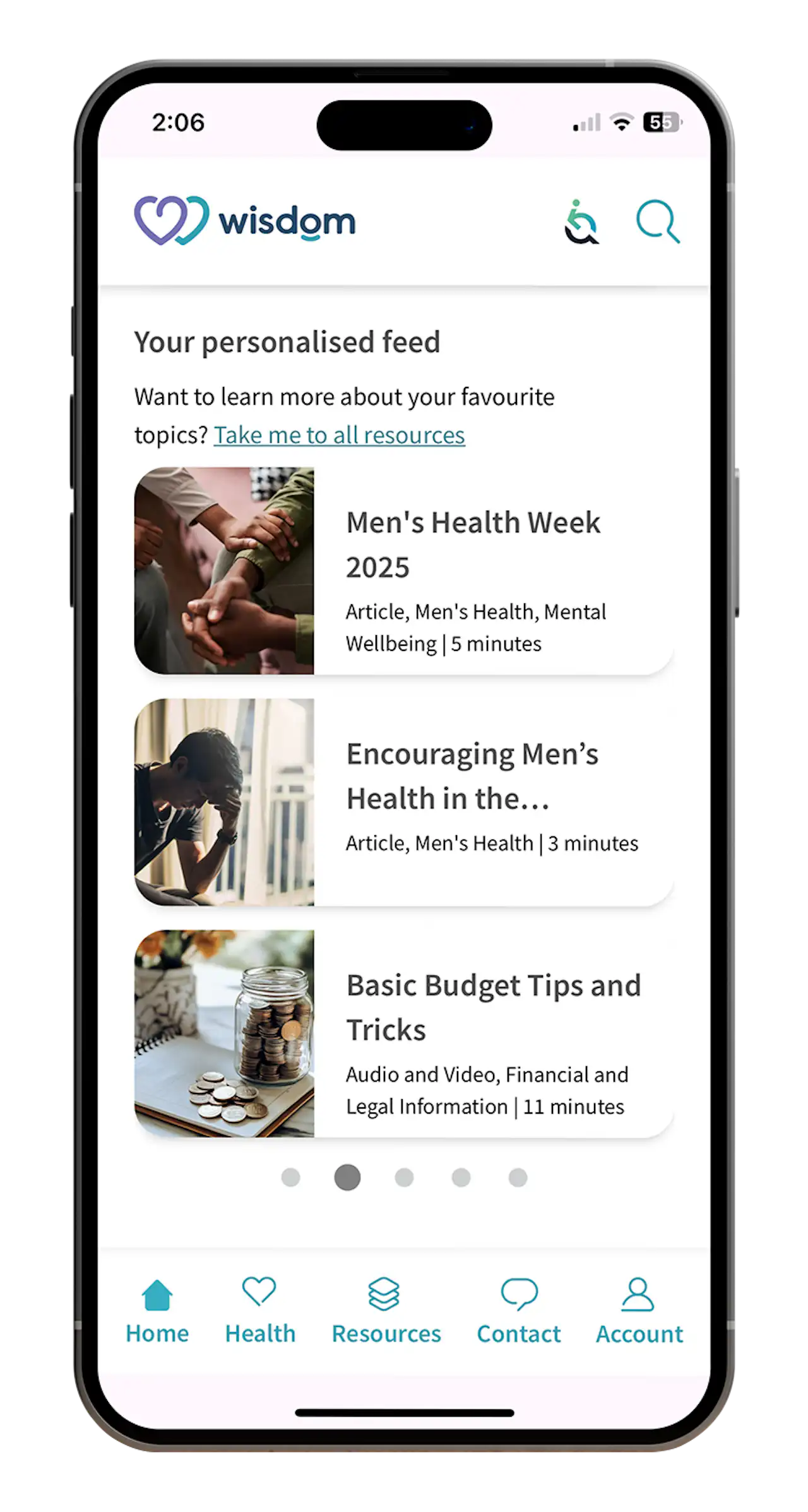 Wisdom app from Wisdom Wellbeing - Track Your Mental Health