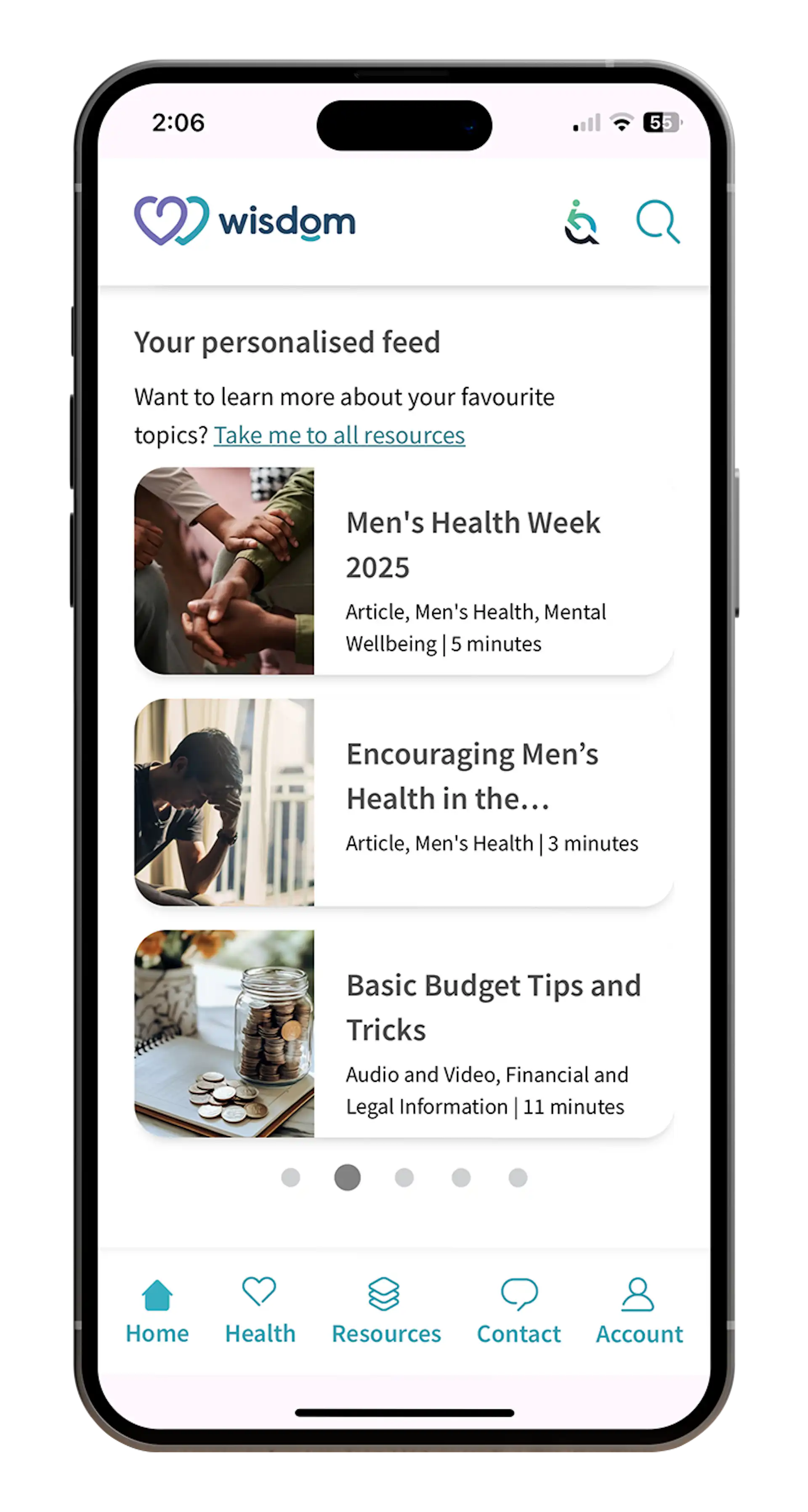 Wisdom app from Wisdom Wellbeing - Track Your Mental Health