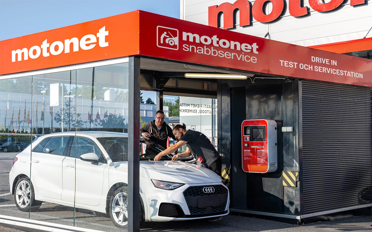 Motonet Snabbservice - test och servicestation