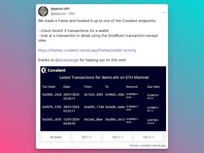 Building Farcaster Frames