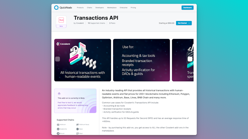 Covalent Launches on QuickNode Marketplace
