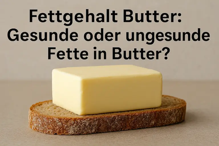 Butter Kalorien 100g: kcal, Nährwerte & Fettgehalt