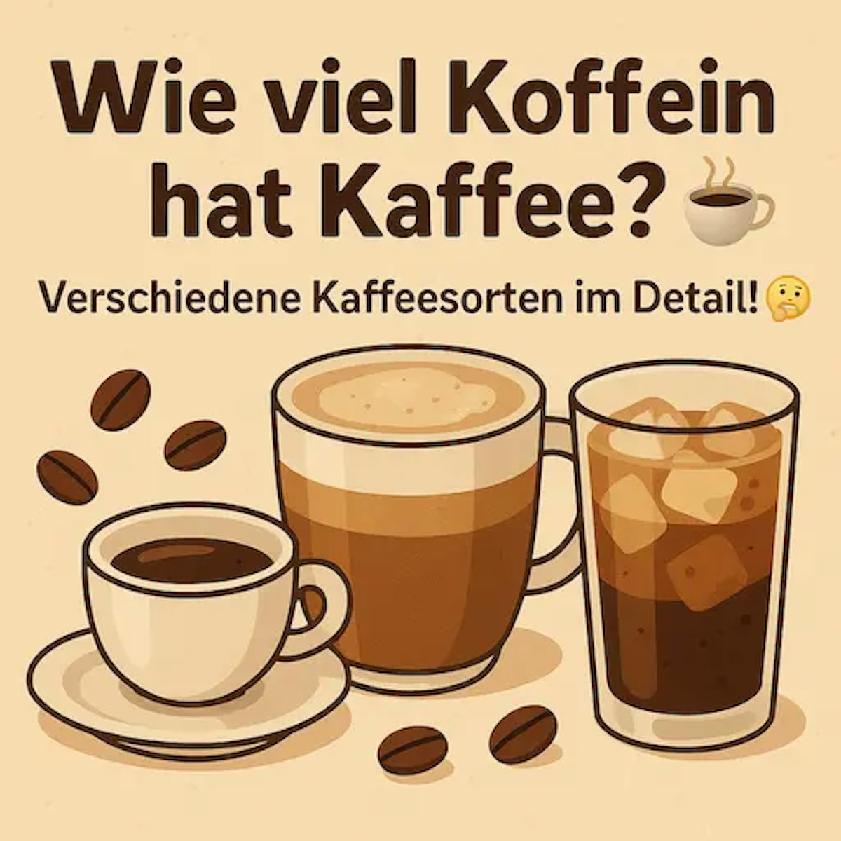 Wie viel Koffein hat Kaffee? Alles was du wissen musst! ☕️