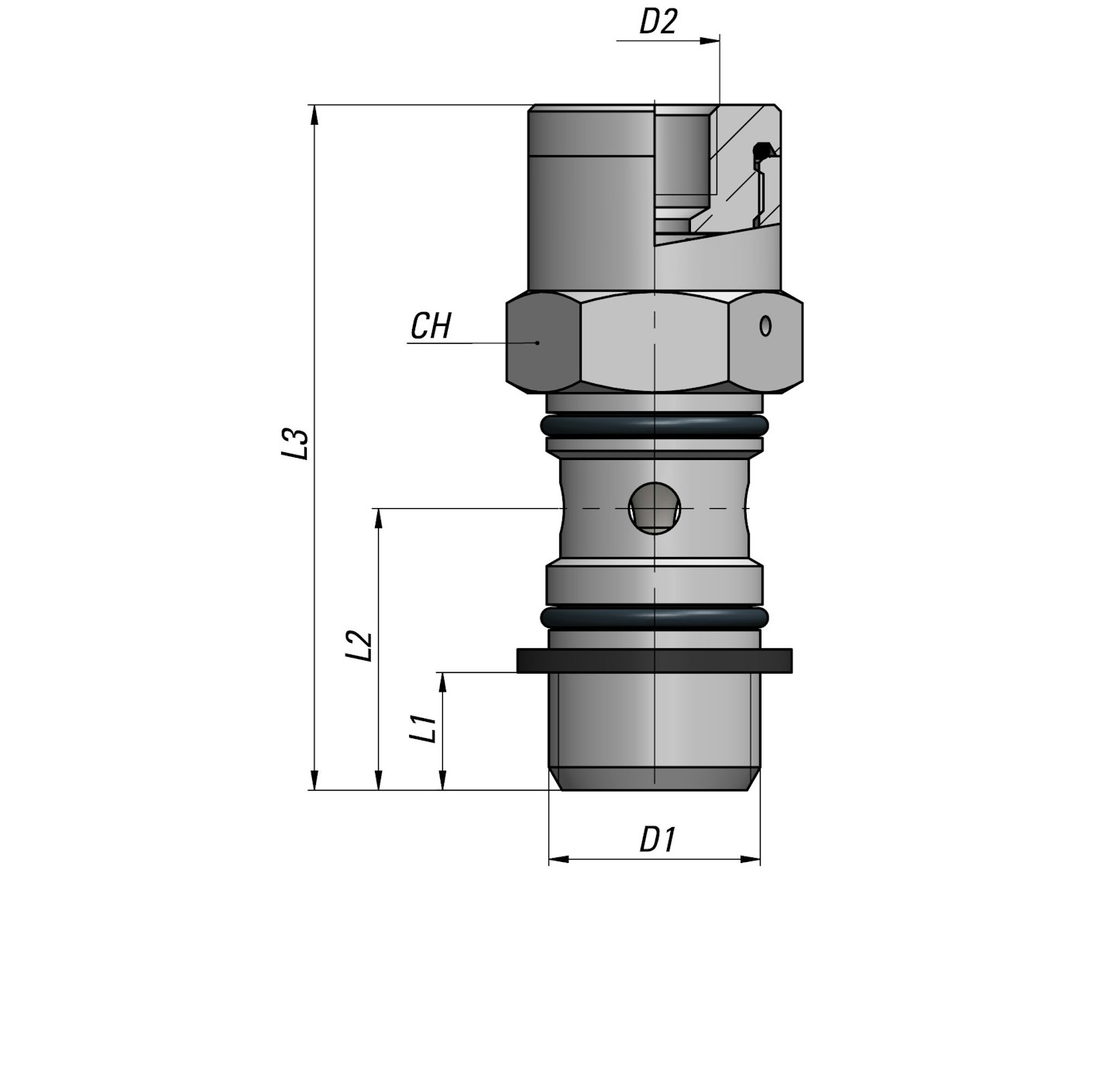 Pilot Operated Check valve - MV45 | Cmatic