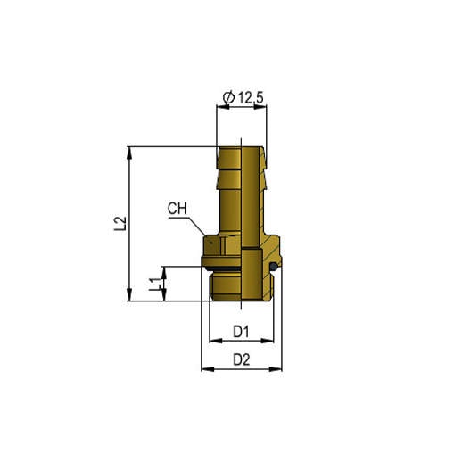 RT30 Hose Connector | Cmatic