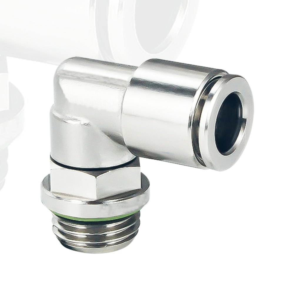 Parallel Swivelling Elbow Fitting, male - AV16 | Cmatic