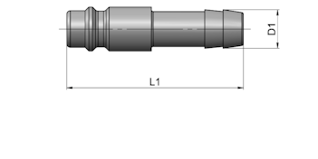 Plug with hose connection - GU26-22 | Cmatic
