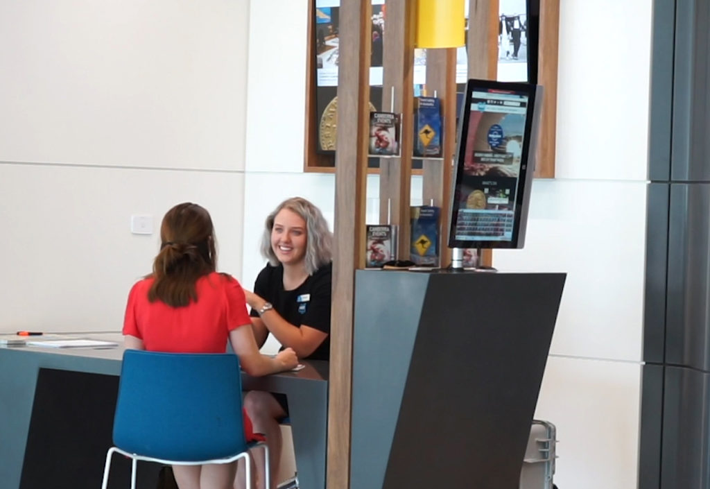 Canberra Airport | Visitor information booth unveiled