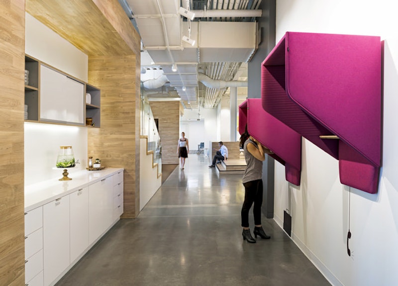 BuzziHood, upholstered phone booth | BuzziSpace