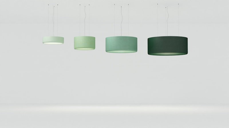 BuzziJet, acoustic pendant lighting | BuzziSpace