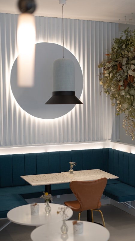 BuzziHat, acoustic hat-shaped pendant light | BuzziSpace