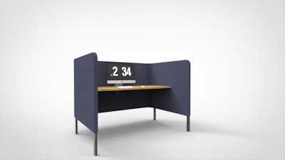 BuzziTemp, upholstered workstation | BuzziSpace
