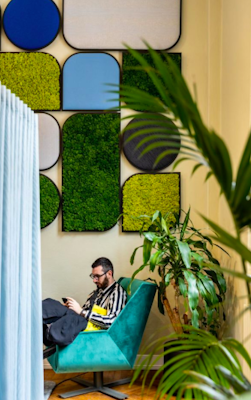 BuzziMood, biophilic acoustic panel | BuzziSpace