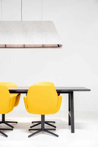 BuzziShade Square, sound-absorbing lighting | BuzziSpace