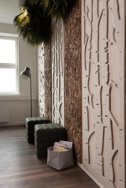 BuzziCube, upholstered sound-absorbing pouf | BuzziSpace