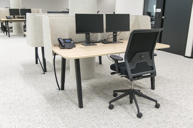 BuzziWrap Desk, acoustic panel for existing desks | BuzziSpace