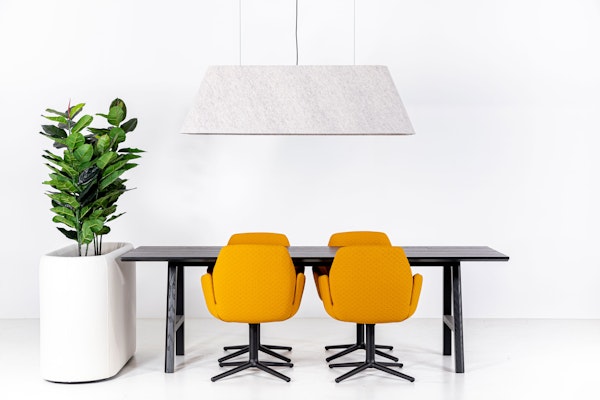 BuzziShade Square, sound-absorbing lighting | BuzziSpace