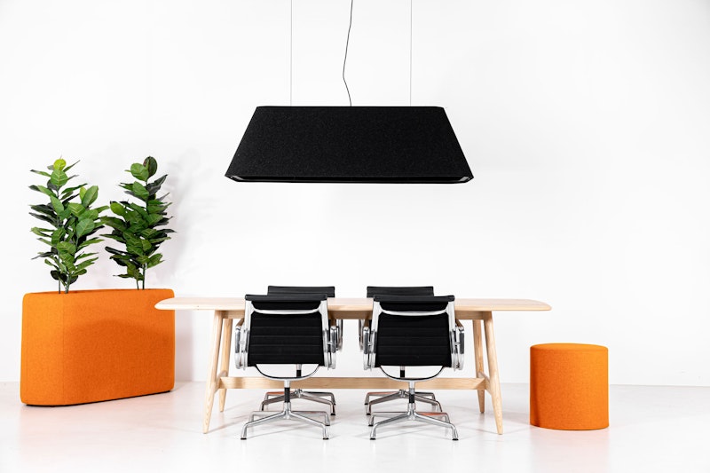 BuzziShade Square, sound-absorbing lighting | BuzziSpace