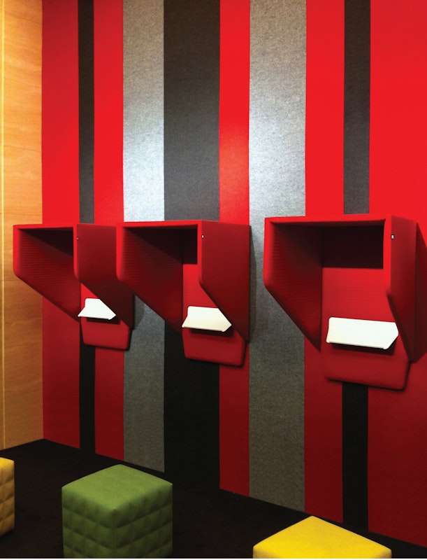 BuzziHood, upholstered phone booth | BuzziSpace