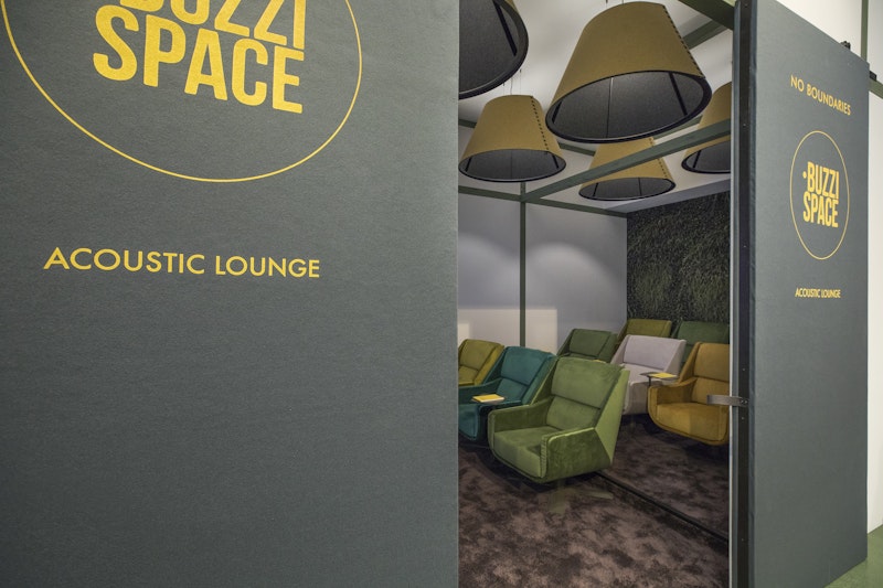 BuzziMe, sound-absorbing lounge chair | BuzziSpace