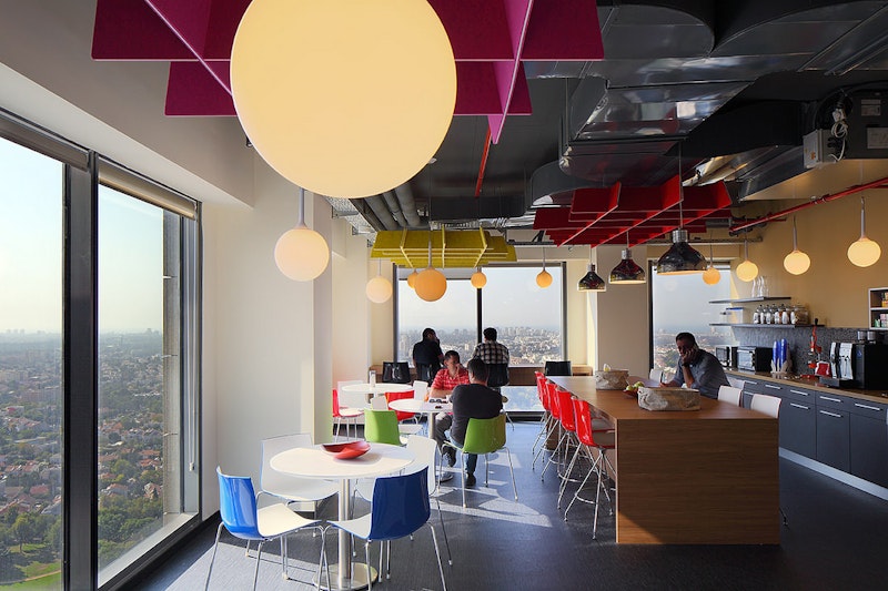 BuzziGrid, schallreduzierendes Deckenelement in BuzziFelt | BuzziSpace