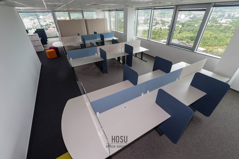 BuzziDesk Split, acoustic desk divider | BuzziSpace