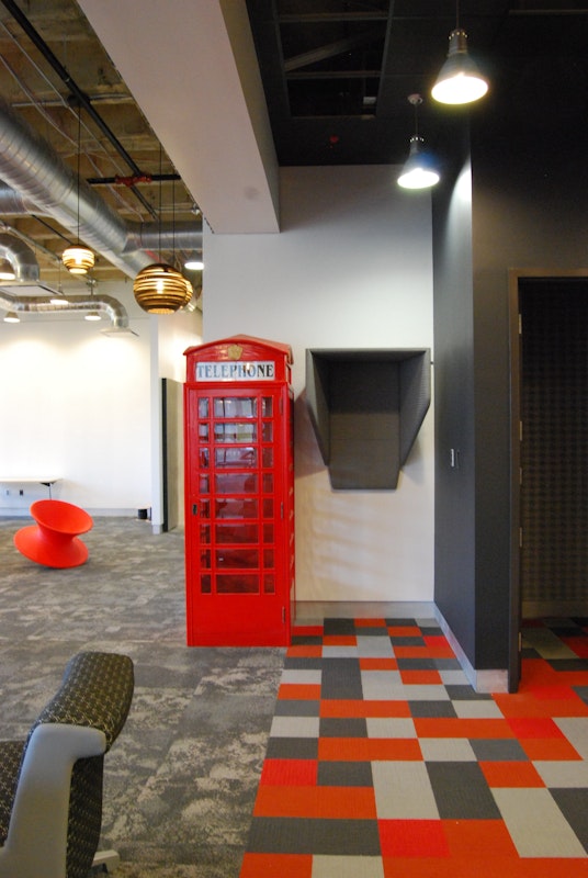 BuzziHood, upholstered phone booth | BuzziSpace