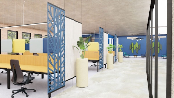 BuzziFalls, ein verspielter hängender Raumteiler | BuzziSpace