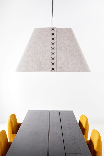 BuzziShade Square, sound-absorbing lighting | BuzziSpace