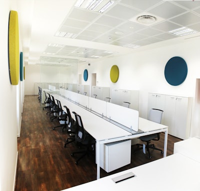 BuzziLand, suspended or wall-mounted acoustic panel | BuzziSpace