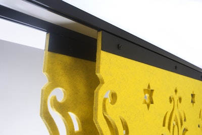 BuzziFalls, a playful hanging room divider | BuzziSpace