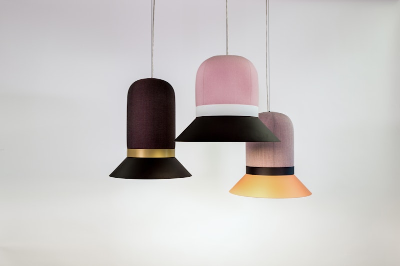 BuzziHat, acoustic hat-shaped pendant light | BuzziSpace