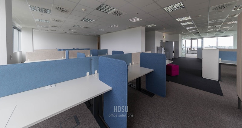 BuzziDesk Split, acoustic desk divider | BuzziSpace