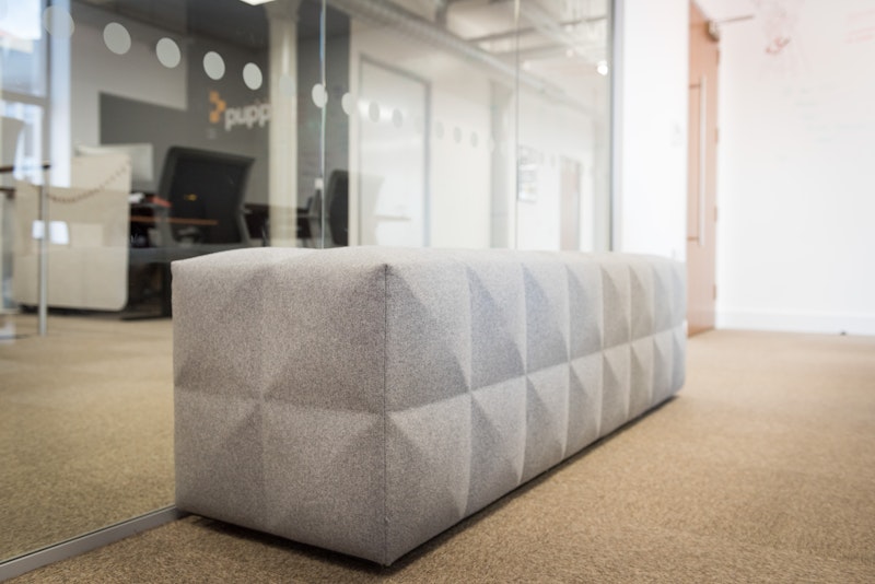 BuzziCube, upholstered sound-absorbing pouf | BuzziSpace