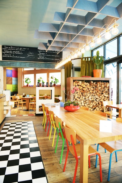 BuzziGrid, schallreduzierendes Deckenelement in BuzziFelt | BuzziSpace