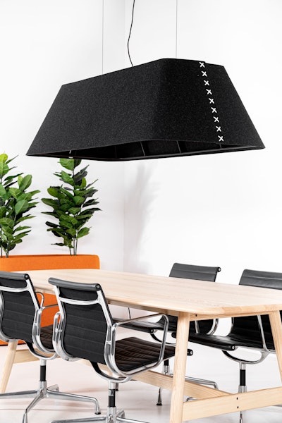 BuzziShade Square, sound-absorbing lighting | BuzziSpace