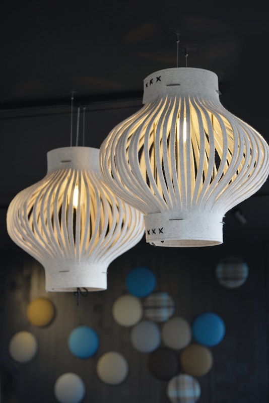 BuzziLight Mono, acoustic and decorative pendant light | BuzziSpace