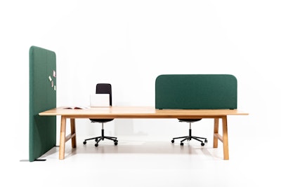 BuzziShield Desk, Create private workstations | BuzziSpace