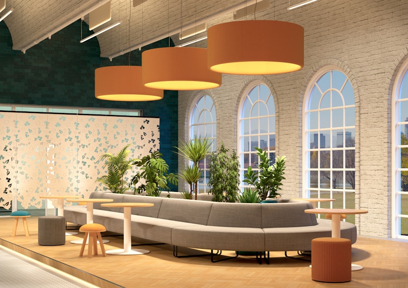 BuzziJet, acoustic pendant lighting | BuzziSpace