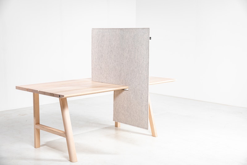 BuzziDesk Split, acoustic desk divider | BuzziSpace