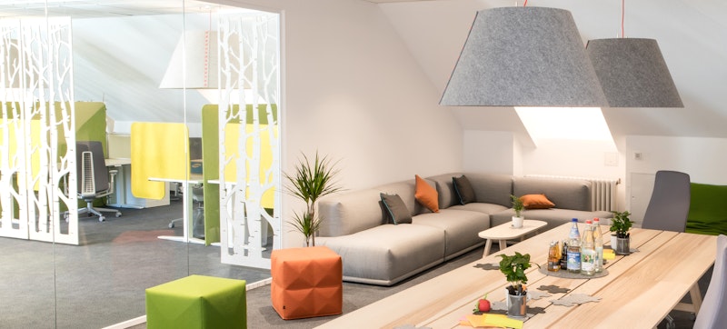 BuzziCube, upholstered sound-absorbing pouf | BuzziSpace