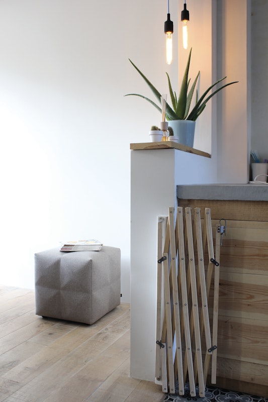 BuzziCube, upholstered sound-absorbing pouf | BuzziSpace